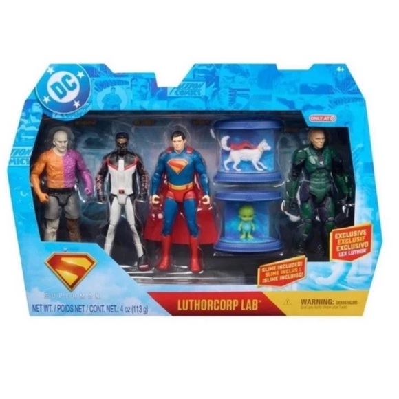DC | Toys | Dc Comics Superman Trgx Action Figures Set 6 4pk Luthorcorp ...
